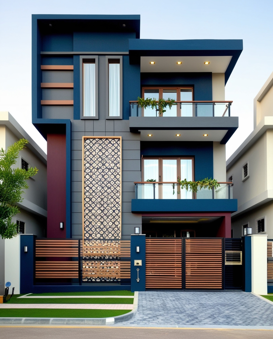 60+ Creative Elevation Design Ideas for Modern Homes in 2024 - Civilsmarts