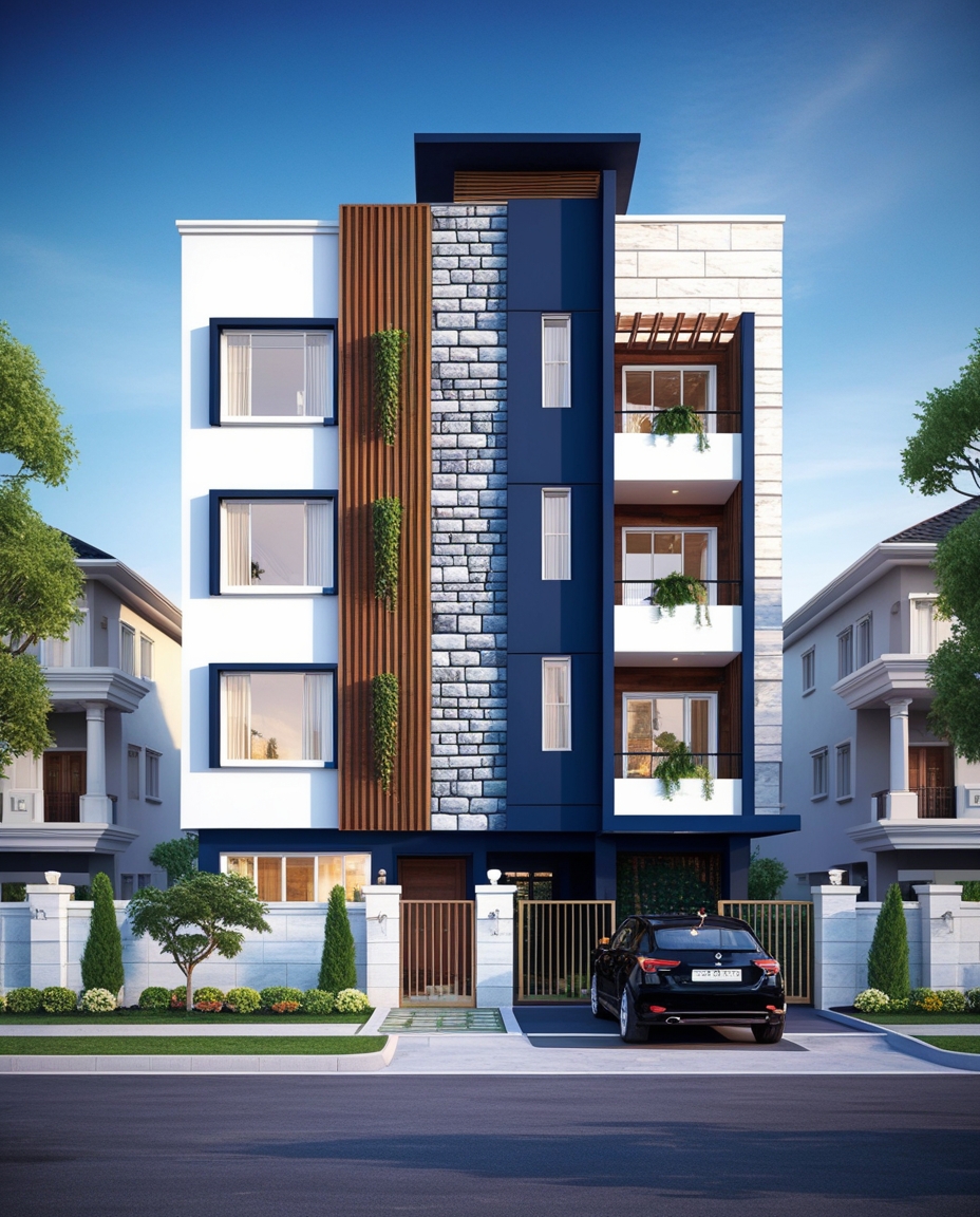 60+ Creative Elevation Design Ideas for Modern Homes in 2024 - Civilsmarts